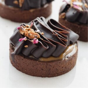Chocolate Tartlet Shells - Large Round 80mm | Gastronomia