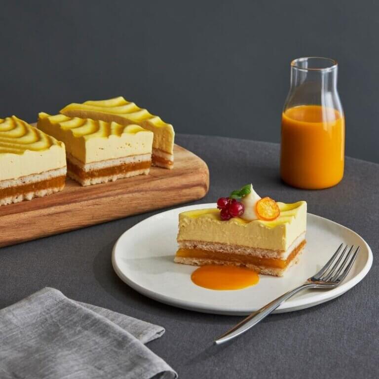 Mango and Passion Fruit Strip Cake | Gastronomia