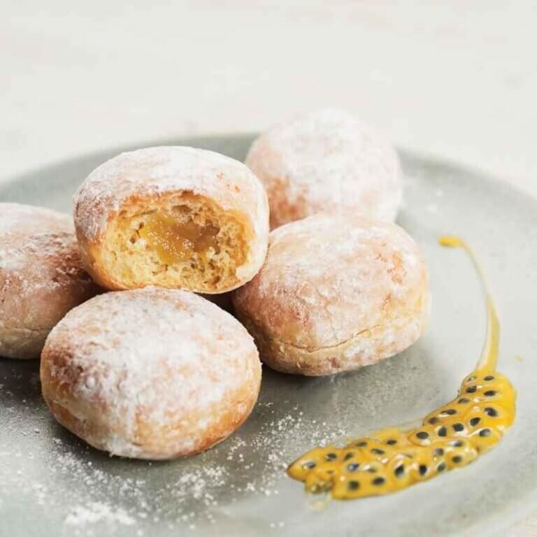 Passion Fruit Mini Beignet | Gastronomia
