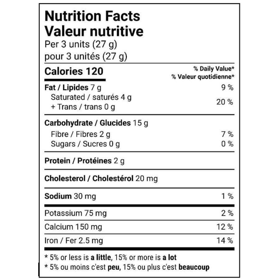 Petit rond sésame noir - 38 mm | Gastronomia